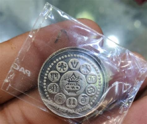 999 10g Round Silver Coin Size 2inch At ₹ 830piece In New Delhi