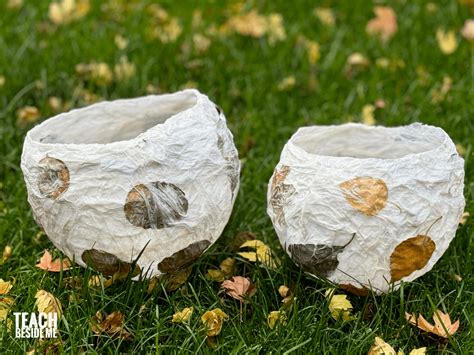 How To Make Paper Mache Lanterns For Fall Teach Beside Me
