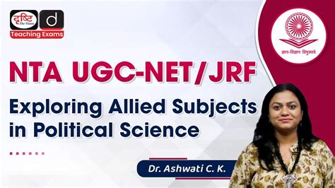 Ugc Net Political Science Allied Subjects Drishti Teaching Exams
