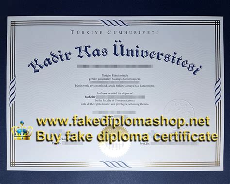 Can I Buy A Fake Kadir Has University Diploma To Replace My Lost Khas Diploma