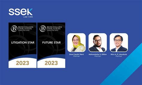 Ssek Partners Recognized For Indonesia In Benchmark Litigation Asia Pacific Ssek Law Firm