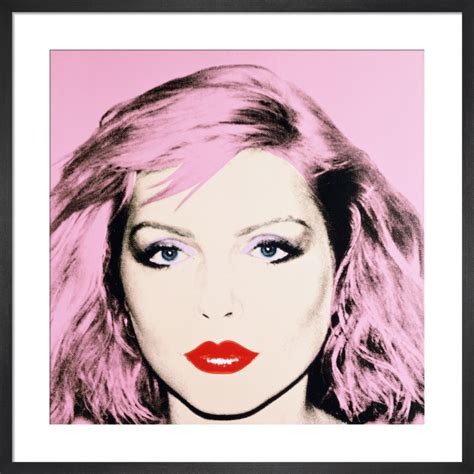 Debbie Harry 1980 Pink Art Print By Andy Warhol King And Mcgaw