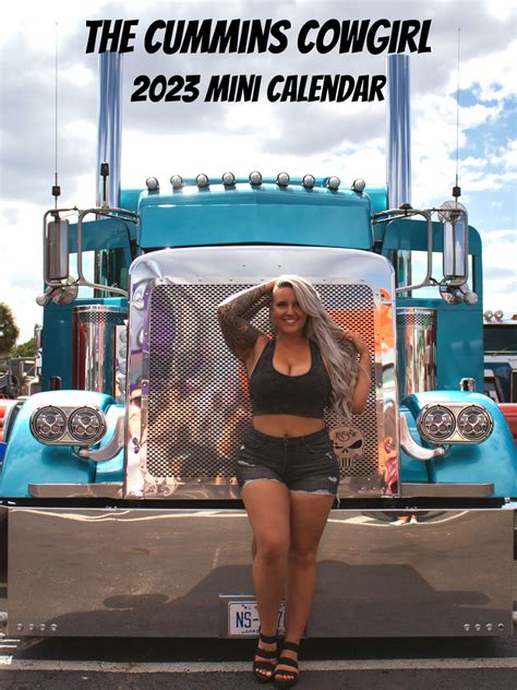 2023 Cummins Cowgirl Mini Calendar The Cc Customs
