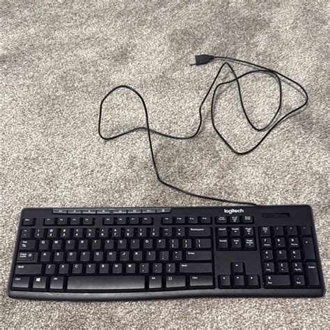Logitech Computers Laptops And Parts Logitech Black Wired Keyboard Poshmark