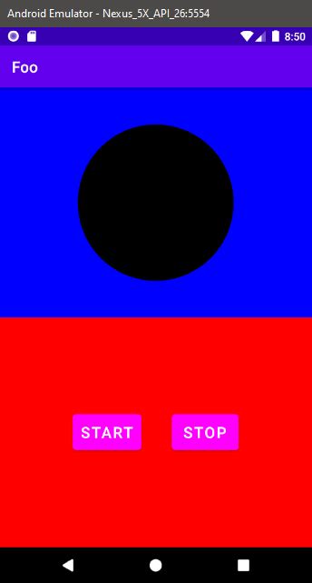 Android Make Canvas Cover Half Screen Stack Overflow