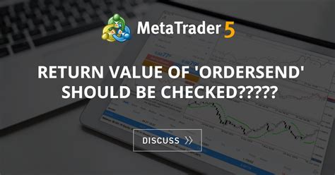 Return Value Of Ordersend Should Be Checked Moving Average Ma Mql4 And Metatrader 4