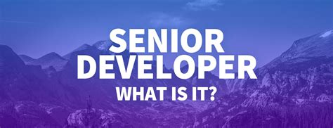 What Is A Senior Developer And How Can I Become One Digination