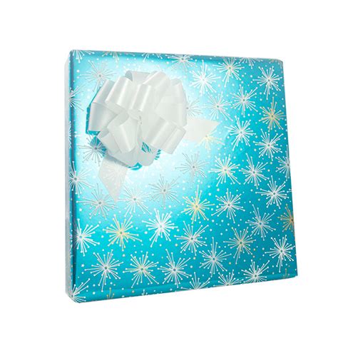 Peacock Starburst Metallic T Wrap