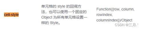 【vue】在el Table的el Table Column中，如何控制单行、单列、以及根据内容单独设置样式。例如：修改文字颜色、背景颜色vue El Table Column Csdn博客
