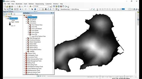 How To Create Tin From Raster Data In Arcmap Youtube