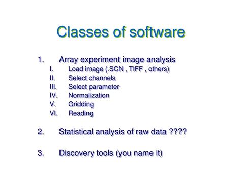 Ppt Microarray Analysis Software Powerpoint Presentation Free Download Id5648495