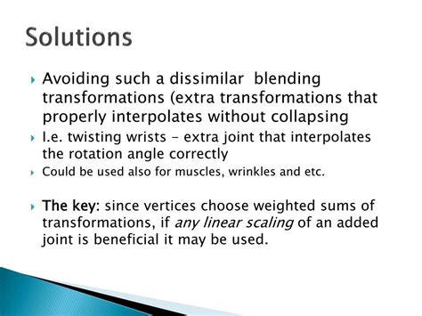Ppt Linear Blend Skinning Powerpoint Presentation Free Download Id