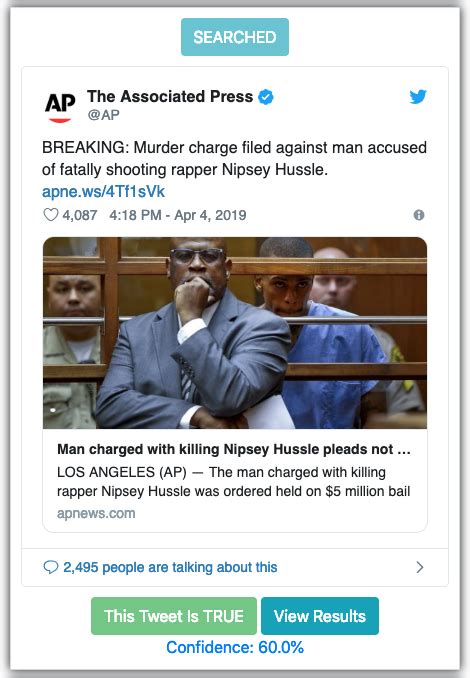 Rumor Detection On Twitter Rumordetect Uses State Of The Art Machine Learning To Detect
