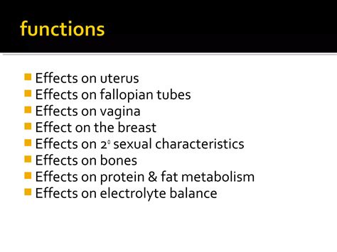 Sex Hormones Ppt Pregnancy Reproductive Health