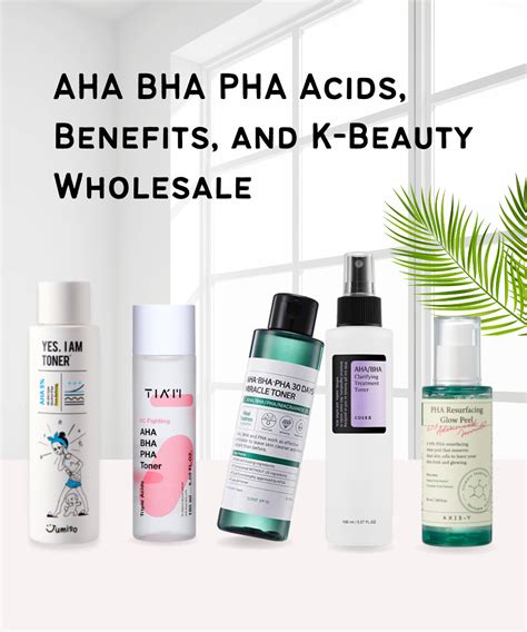 Aha Bha Pha Acids Benefits And K Beauty Wholesale Umma