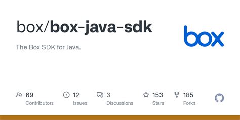 GitHub Box Box Java Sdk The Box SDK For Java