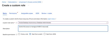Task 7 Set Up Role Based Access Control For Oracle Databaseazure