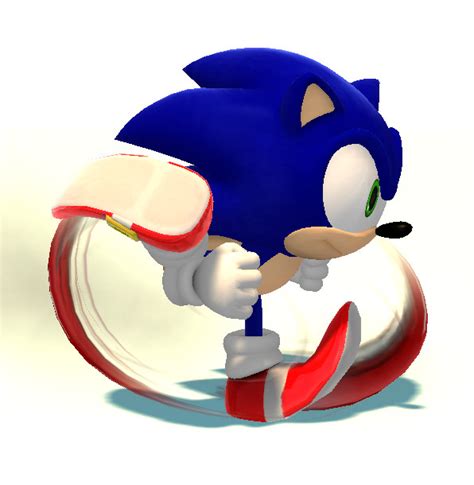 Classic Sonic The Hedgehog Running