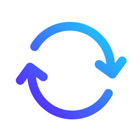 Loop Generic Gradient Outline Icon