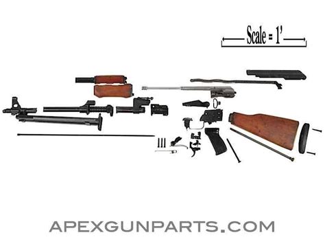 Yugoslavian M72b1 Rpk Parts Set Matching Good 251 79 Gun Deals