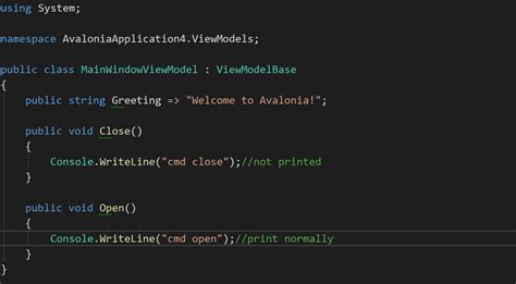 Using Eventtriggerbehavior To Bind The Closed Command Doesnt Work