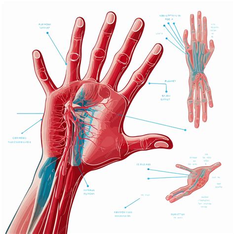 Detailed Trigger Finger Condition Diagram For Medical Professionals Premium Ai Generated Vector