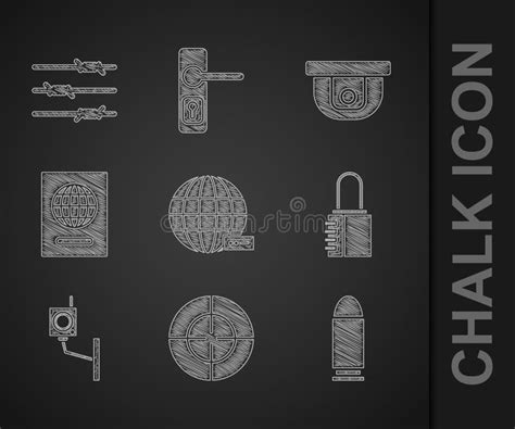 Set Social Network Target Sport Bullet Safe Combination Lock Security Camera Passport