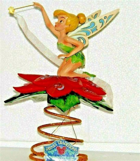 Disney Traditions Jim Shore Tinkerbell A Touch Of Sparkle 4023546 Tree Topper 4699826237