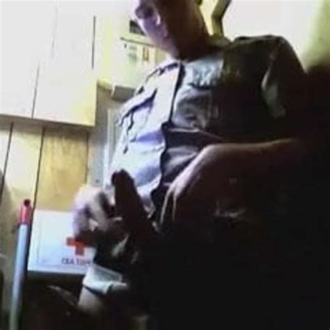 Good Looking Security Guard Wanking At Work In His Xhamster