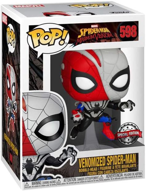 Funko Pop Maximum Venom 598 Venomized Spiderman Special Br