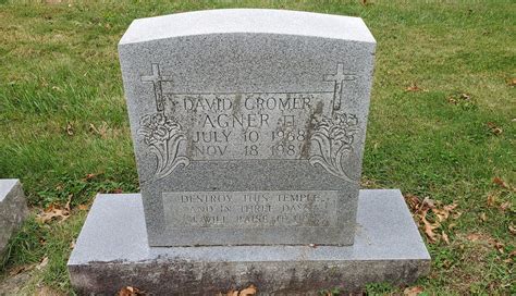 David Cromer Agner 1968 1981 Find A Grave Memorial