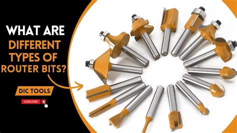 Different Types Of Router Bits Router Bits Exporter DIC YouTube