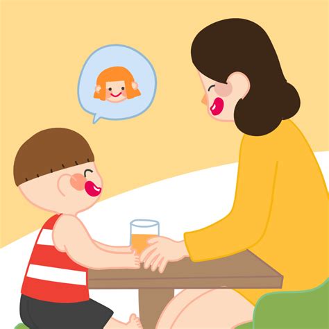 아이가 말하는 즐거움을 느끼게 해주세요 차이의 놀이