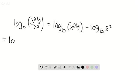 SOLVED In Exercises Use Properties Of Logarithms To Expand Each Logarithmic Expression As