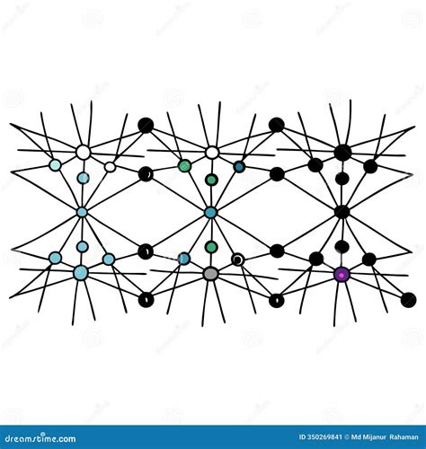 Neural Network Patterns Unlocking The Blueprint Of Artificial Intelligence Stock Vector