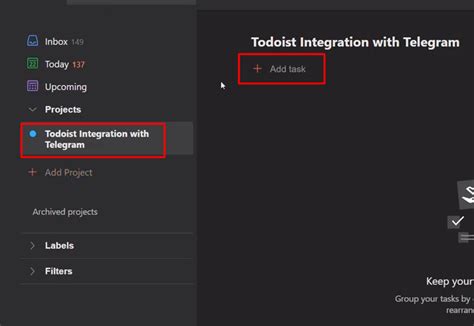 How To Send Telegram Messages From New Todoist Tasks Pabbly