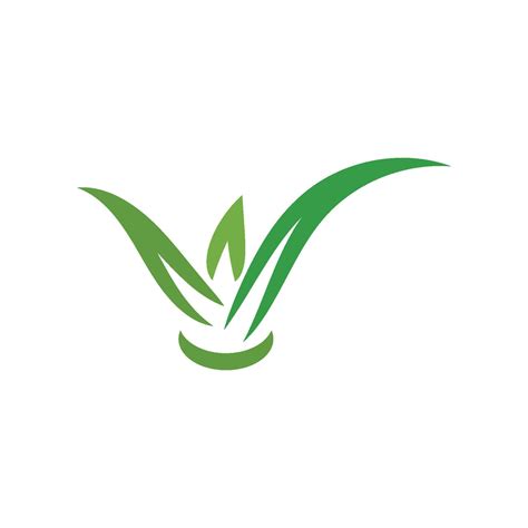 Grass Logo Template Icon 53913944 Vector Art At Vecteezy