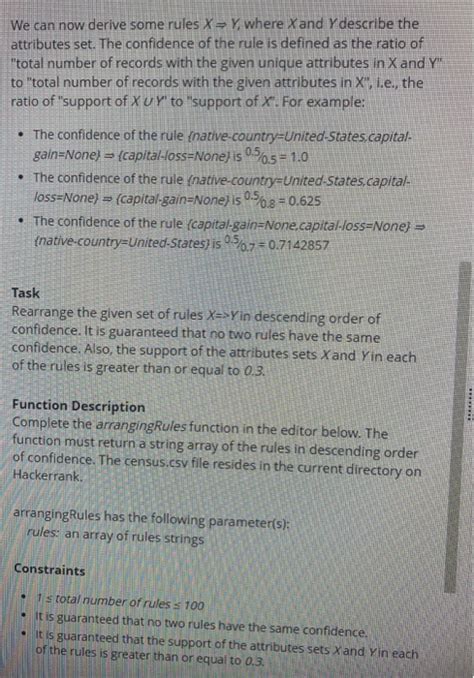 2 Constructing Rules From Census Dataset