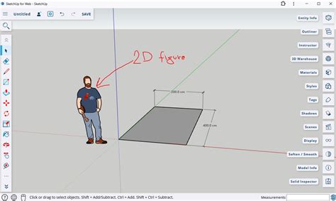 Measurements Box Never Showing Value I Typed Sketchup Free Sketchup Community