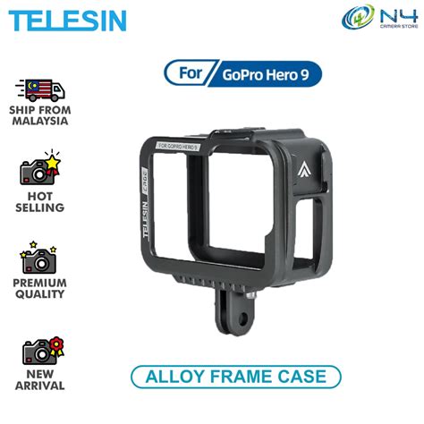 TELESIN GP FMS Aluminum Alloy Protective Case Frame Cage GoPro Hero HERO HERO Shopee