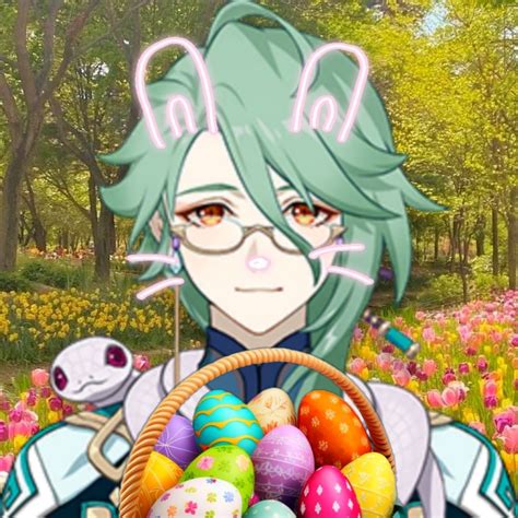 98 Genshin Easter Pfp S 🐰🐣 Ideas To Save Today Easter Easter Eggs