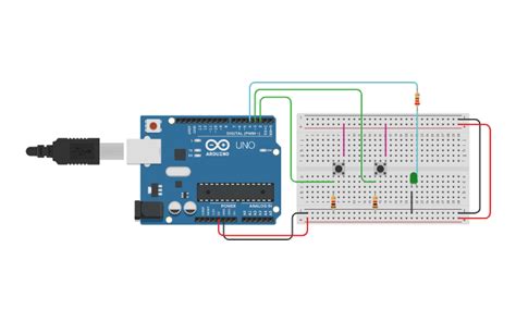 Circuit Design Ejercicio 02 Tinkercad