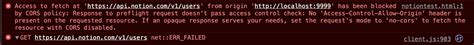 cors errors · issue 386 · makenotion notion sdk js · github