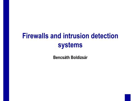 Ppt Firewalls And Intrusion Detection Systems Powerpoint Presentation Id208109