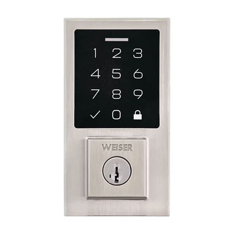 Weiser Smartcode Keyless Entry Deadbolt Door Lock 10 Button Touchpad Door Lock With Backlit