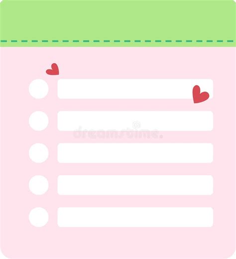 Cartoon Notebook Sheet Stock Vector Illustration Of School 365066183