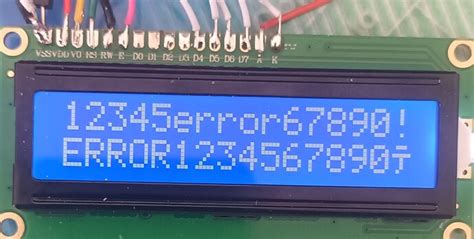 1602 Lcd Display Shifted Characters Displays Arduino Forum