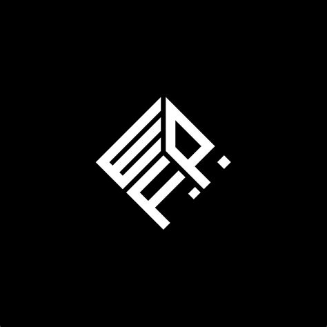 WPF Letter Logo Design On Black Background WPF Creative Initials Letter Logo Concept WPF