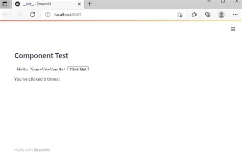 streamlit custom components vite vanilla js dev community