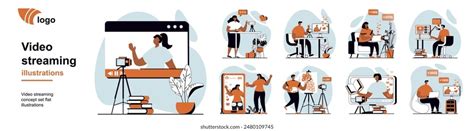 Saas Concept People Scenes Mega Set Stock Vector Royalty Free 2480109803 Shutterstock